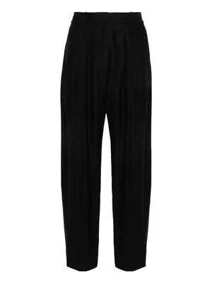 Studio Nicholson Sperro High-waist Tapered Trousers - Black