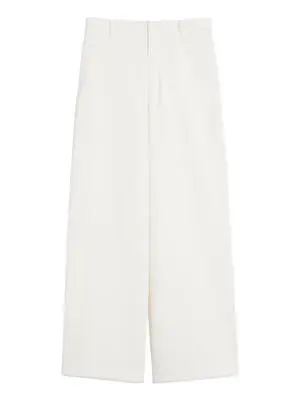 Max Mara Max Mara Merlot Wide-Leg Pants White