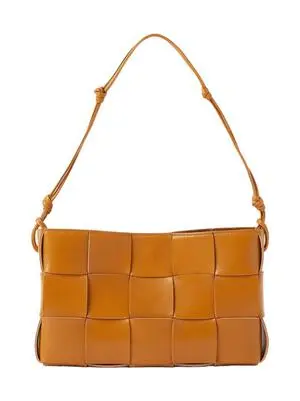 Bottega Veneta Bottega Veneta Cassette Shoulder Bag Camel