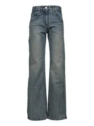 OPEN YY Frayed Hem Jeans - Blue