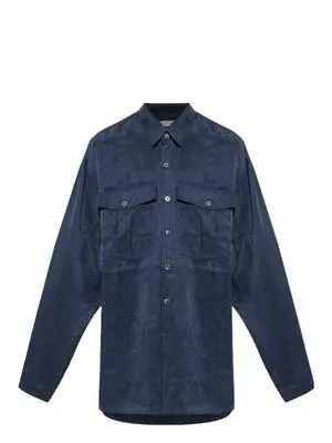 Dries Van Noten Long Sleeve Shirt - Blue