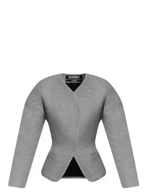 Jacquemus Mini Ovalo Jacket - Gray
