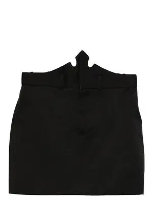 Coperni X Disney Crown Detail Mini Skirt - Black