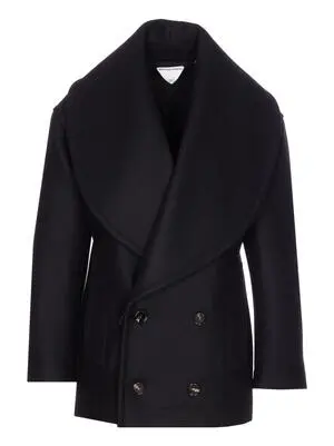 BOTTEGA VENETA Bottega Veneta Double-Breasted Coat With Notched Lapel