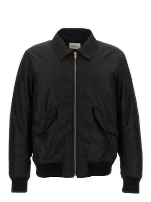 Saint Laurent Zip-up Bomber Jacket - Black