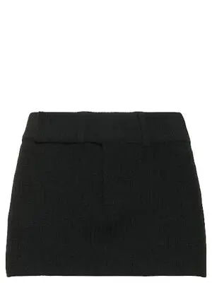 AYA MUSE Knitted Mini Dress - Black