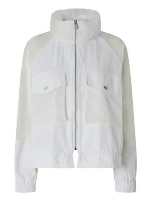 Pinko Beth Transparent Panel Jacket - White
