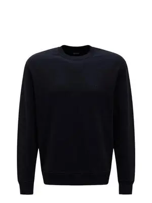 C.P. COMPANY Logo Embroidered Crewneck Sweatshirt - Black