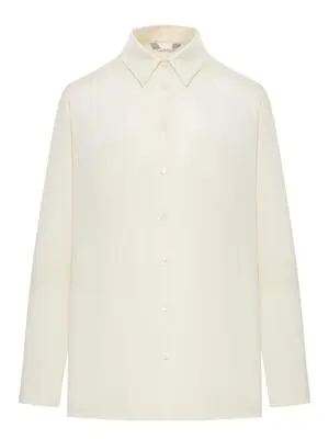Max Mara Long-sleeved Shirt - Ivory