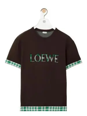 Loewe Logo-print T-shirt - Brown