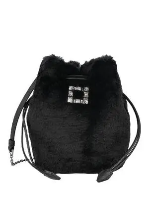 ROGER VIVIER Embellished Drawstring Bucket Bag - Black