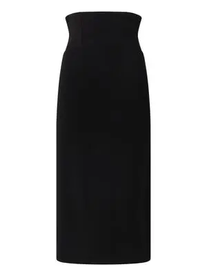 Pinko High-waist Midi Skirt - Black