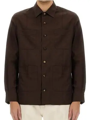 Brunello Cucinelli Long-sleeved Button-up Shirt - Black