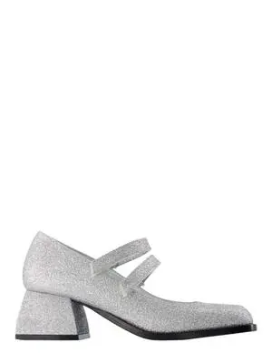 NODALETO Bulla Bacara Glitter-detailed Pumps - Gray