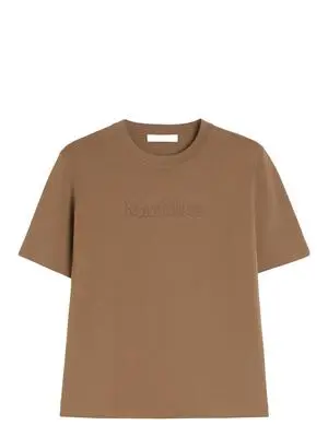 Max Mara Adelio Short-Sleeved T-Shirt Beige