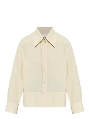 JIL SANDER Long-sleeved Buttoned Shirt - Nude