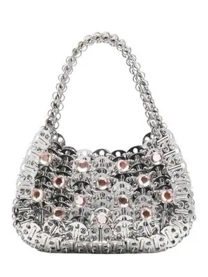 Rabanne 1969 Moon Shoulder Bag - Gray
