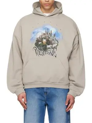 We11Done City Long-sleeve Hoodie - Grey