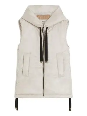 Max Mara Max Mara The Cube Greenaway Hooded Gilet Beige