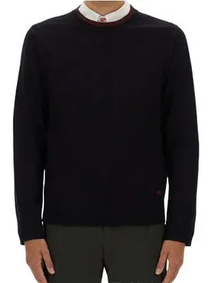 Paul Smith Contrast Collar Jumper - Black