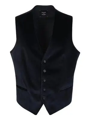 Tagliatore Logo Vest - Black