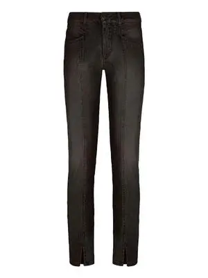 Givenchy Skinny Jeans With Zipper And Button Closure - Black