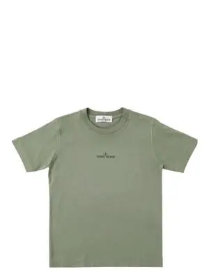 Stone Island Printed Cotton Jersey T-shirt - Sage Green