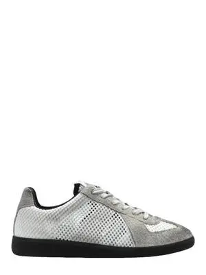 MAISON MARGIELA Logo Printed Sneakers - Gray