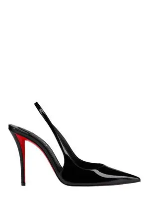 CHRISTIAN LOUBOUTIN Miss Z Slingback Stiletto Pumps - Black