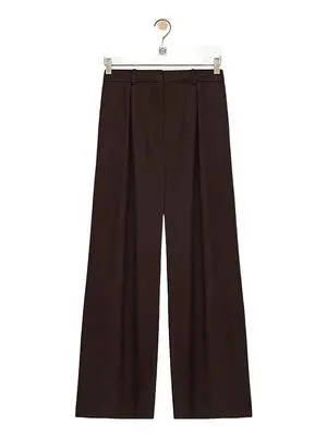 LOEWE Loewe Straight Leg Pleated Trousers