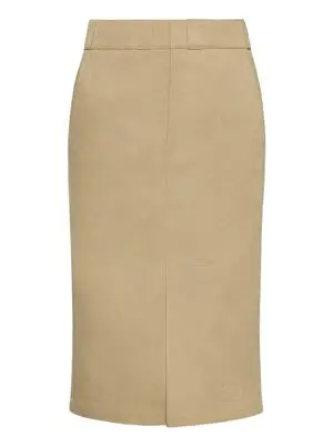 MAISON MARGIELA Chino Skater Midi Skirt - Camel