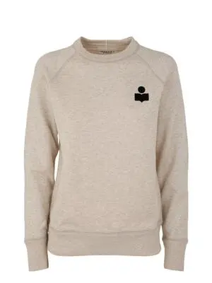 Isabel Marant Étoile Milla Logo Sweatshirt - Nude