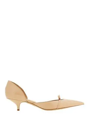 FERRAGAMO Pointed-toe Bow Detail Pumps - Blush