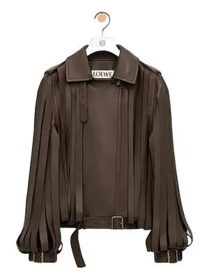 LOEWE Loewe Layered Double-Breasted Jacket With Lace-Up Details