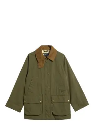 BARBOUR Barbour Glynis Casual Jacket With Cord Collar And Studded Placket