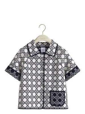Dior Macrocannage Short-sleeved Jacket - Black