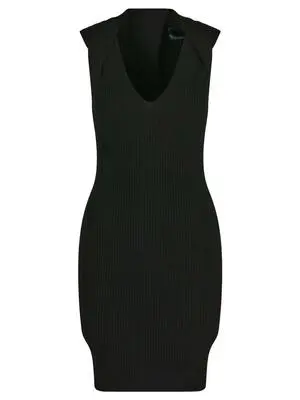 BALMAIN Balmain Sleeveless V-Neck Knitted Dress
