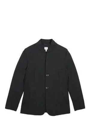 Emporio Armani Logo Suit Jacket - Black
