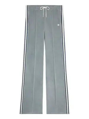 Celine Velvet Jersey Tracksuit Pants - Gray