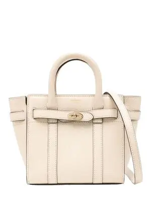 Mulberry Micro Zipped Bayswater Bag - Off White