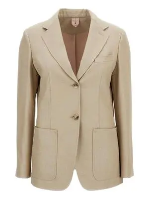 Max Mara Button-fastening Blazer - Beige
