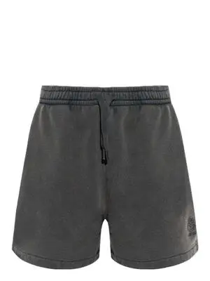 Isabel Marant Étoile Embroidered Logo Shorts - Grey