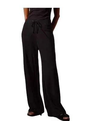JAMES PERSE Wide-leg Sweatpants - Black