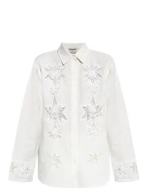 Zadig&Voltaire Embroidered Detail Shirt - White