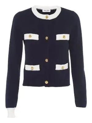 MIU MIU Miu Miu Long Sleeved Cardigan
