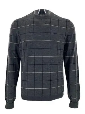 Dunhill Striped Long-sleeved Sweater - Black