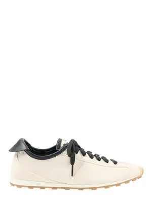 Jacquemus Low-top Sneakers With Tie Fastening - Light Beige