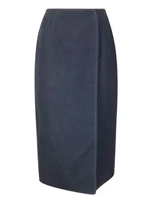 RIER Walker Midi Skirt - Black