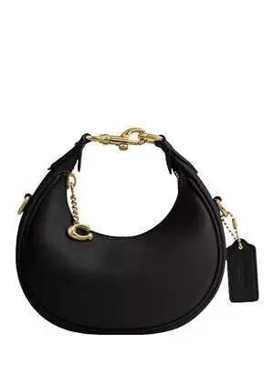COACH Jonie Logo Detailed Shoulder Bag - Black