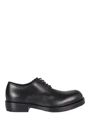 Dries Van Noten Round Toe Lace-up Shoes - Black